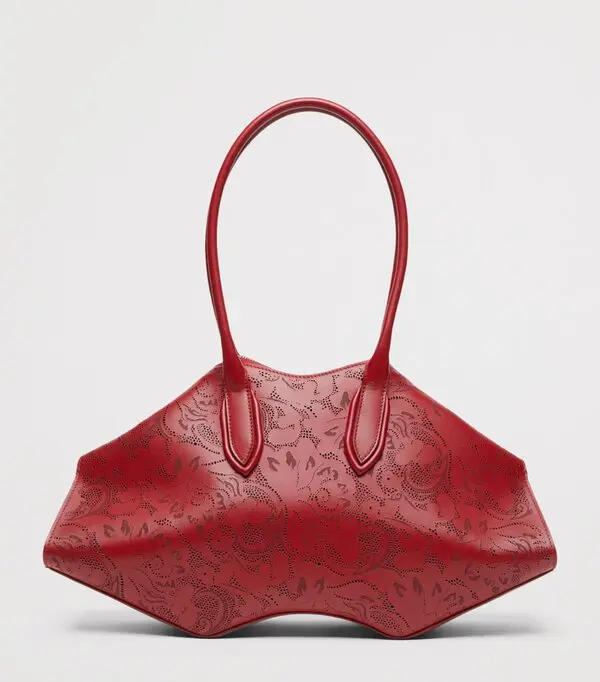 Alexander McQueen Leather Manta Top-handle Bag
