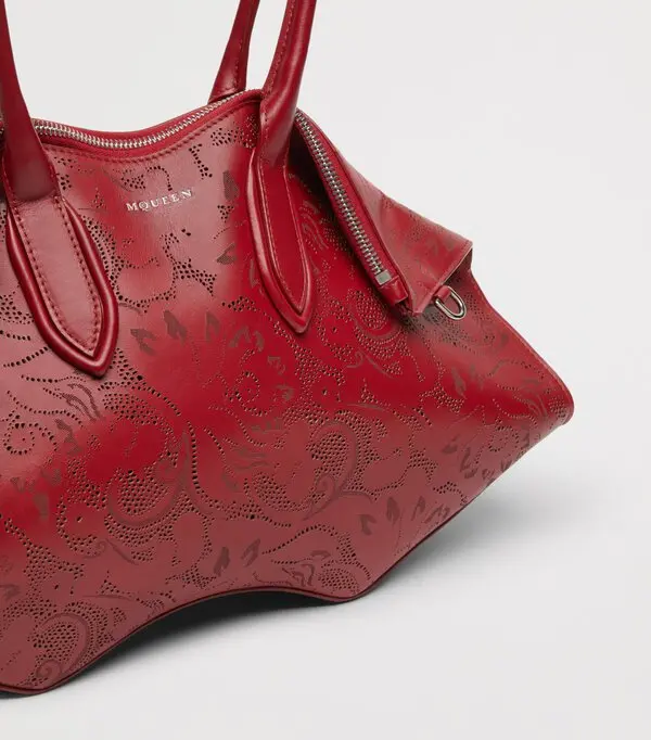 Alexander McQueen Leather Manta Top-handle Bag