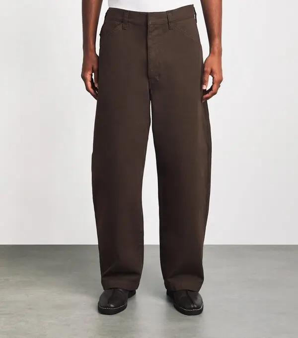 LEMAIRE Cotton Workwear Wide-leg Trousers