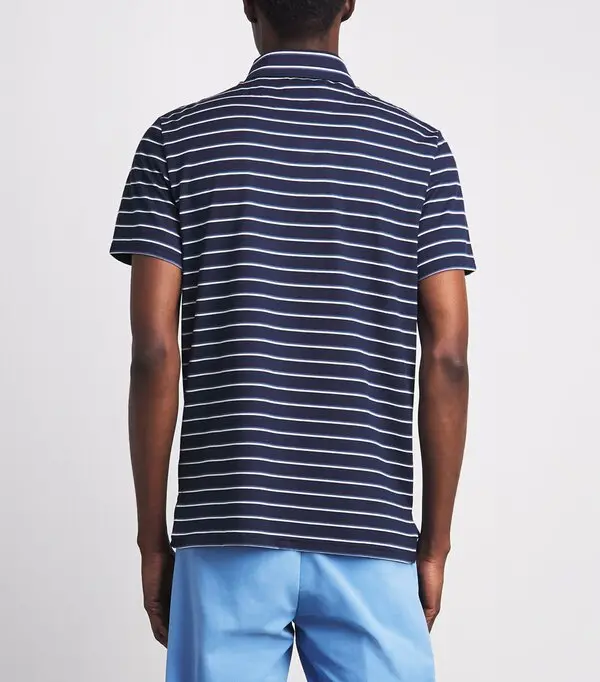 Rlx Ralph Lauren Stripe Tour Polo Shirt