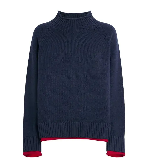 Rag & Bone Cotton-wool Sweater - Navy