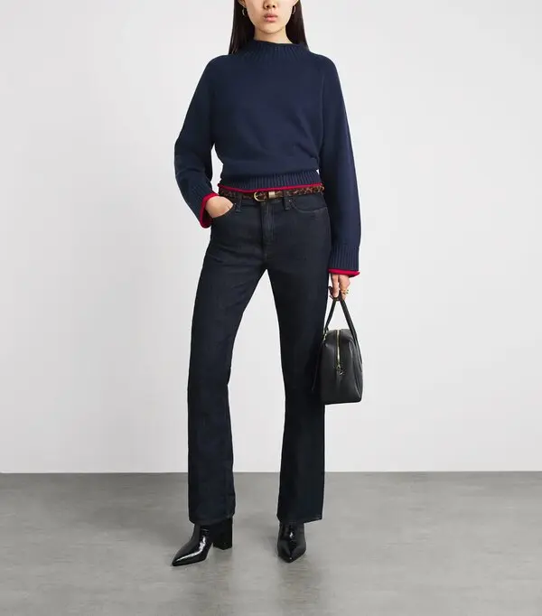 Rag & Bone Cotton-wool Sweater - Navy