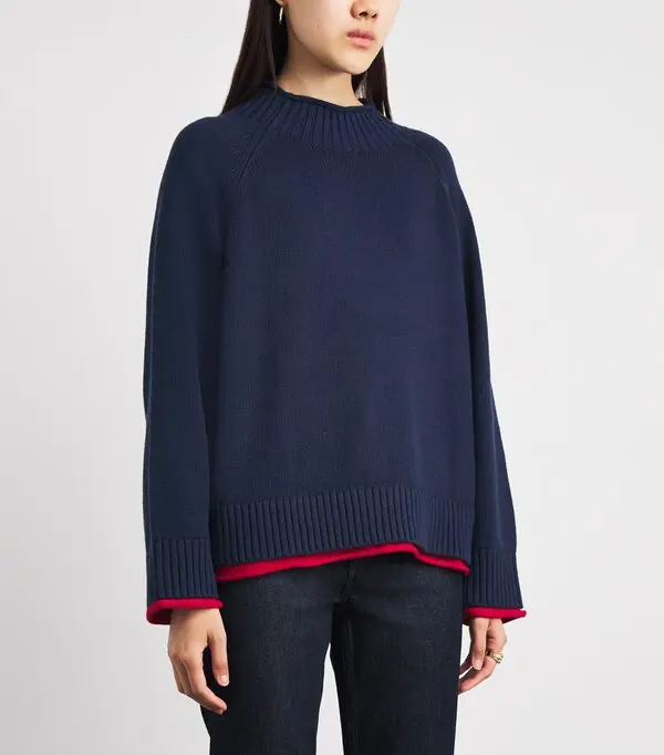 Rag & Bone Cotton-wool Sweater - Navy