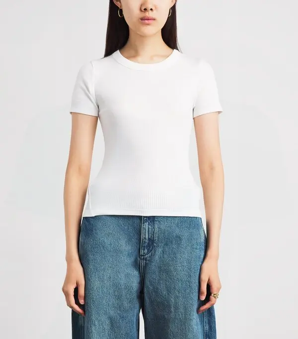 Rag & Bone Ribbed Essential T-shirt - White