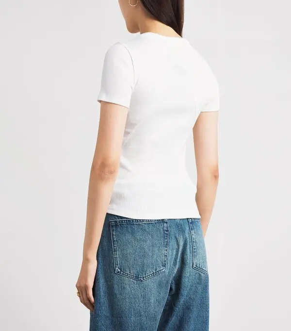 Rag & Bone Ribbed Essential T-shirt - White