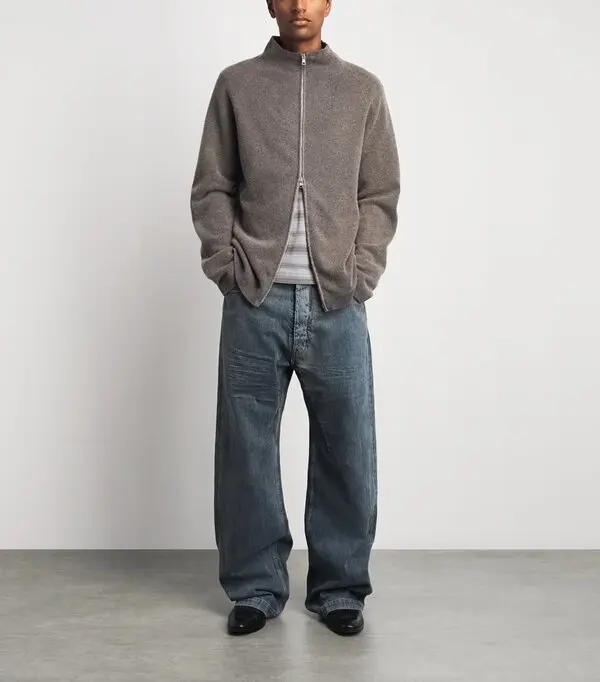 Our Legacy Wool Line Zip-up Cardigan