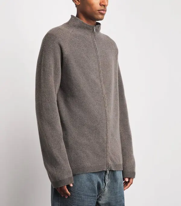 Our Legacy Wool Line Zip-up Cardigan