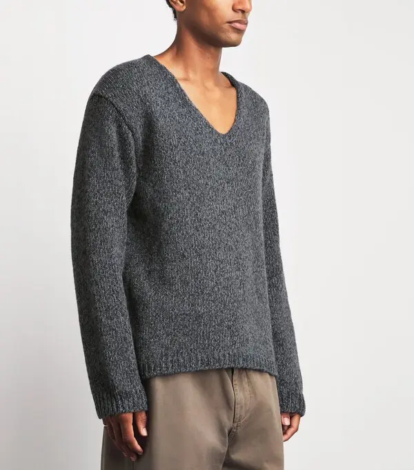 Our Legacy Wool Link V-neck Sweater