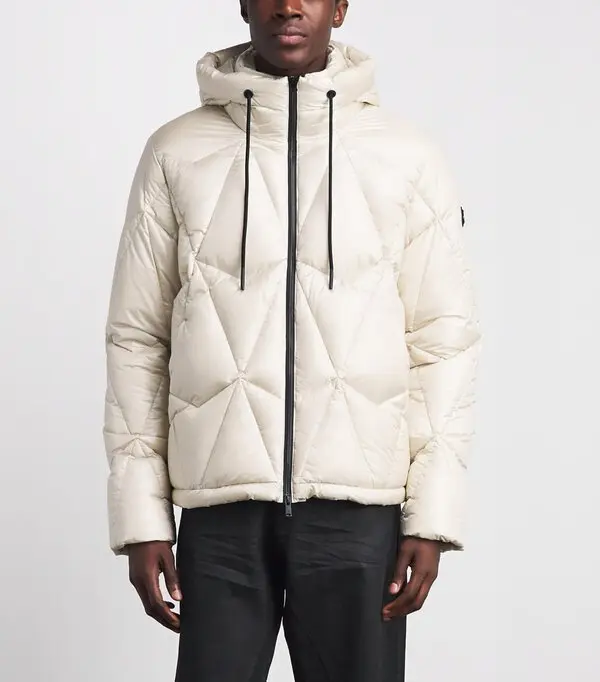 Moose Knuckles Down Iceberg Quilted Jacket - Beige