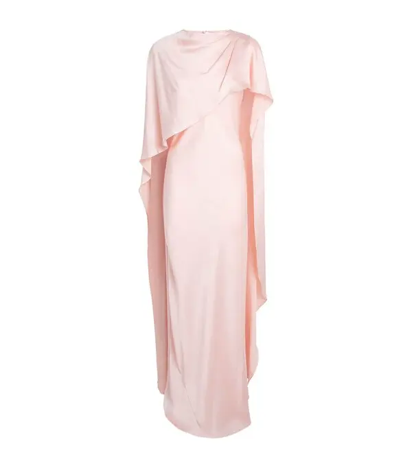 Simkhai Cape Izel Gown - Pink