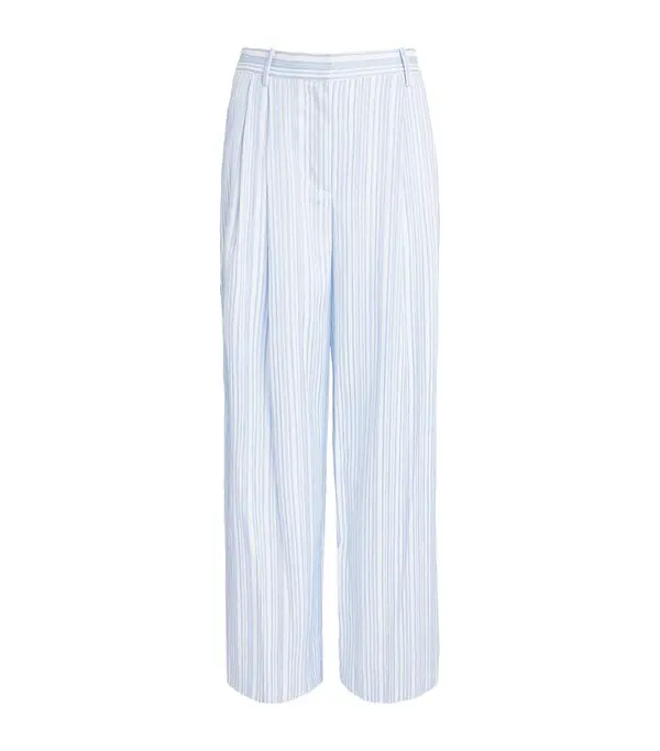 Simkhai Wide-leg Grace Trousers - Blue