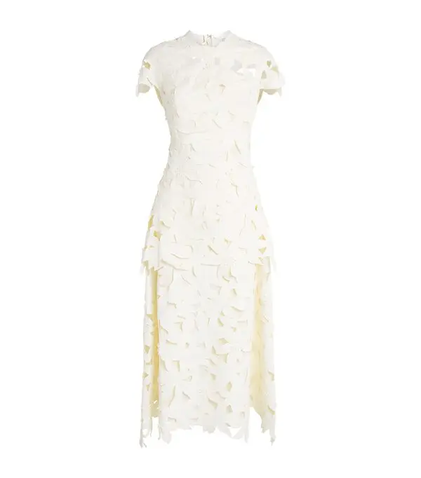 Simkhai Broderie Anglaise Neve Midi Dress