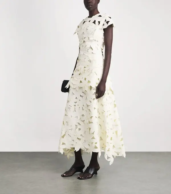 Simkhai Broderie Anglaise Neve Midi Dress