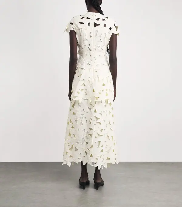 Simkhai Broderie Anglaise Neve Midi Dress