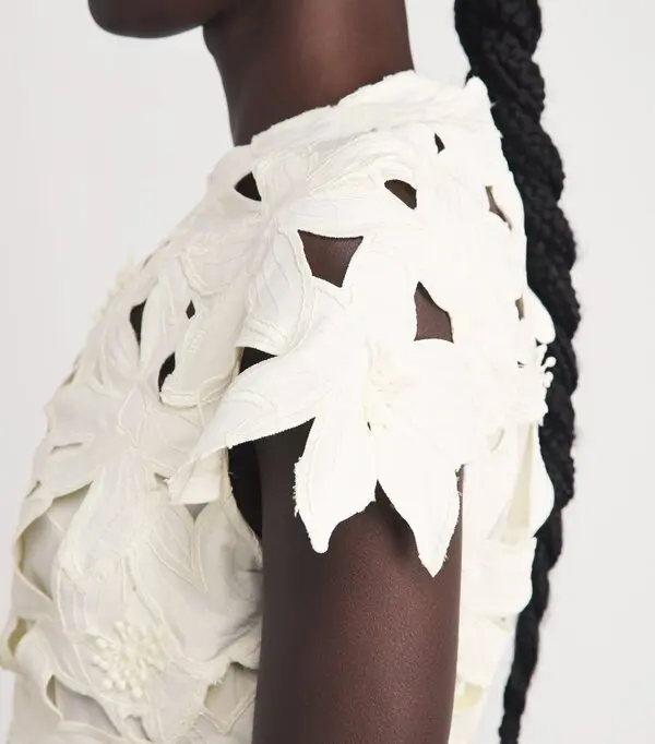 Simkhai Broderie Anglaise Neve Midi Dress
