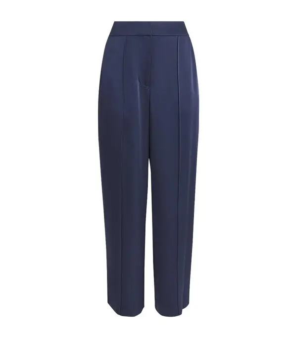 Simkhai Satin Kyra Trousers - Navy