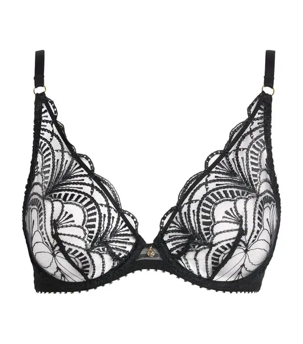 AUBADE Vibes Triangle Underwire Bra - Black