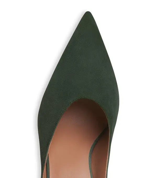 Alaïa Suede Cube Wedge Mules 75