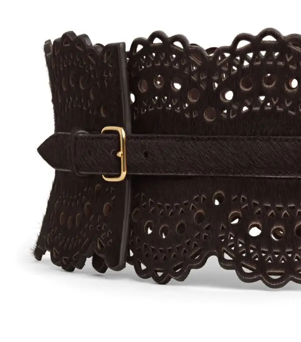 Alaïa Leather Bustier Belt