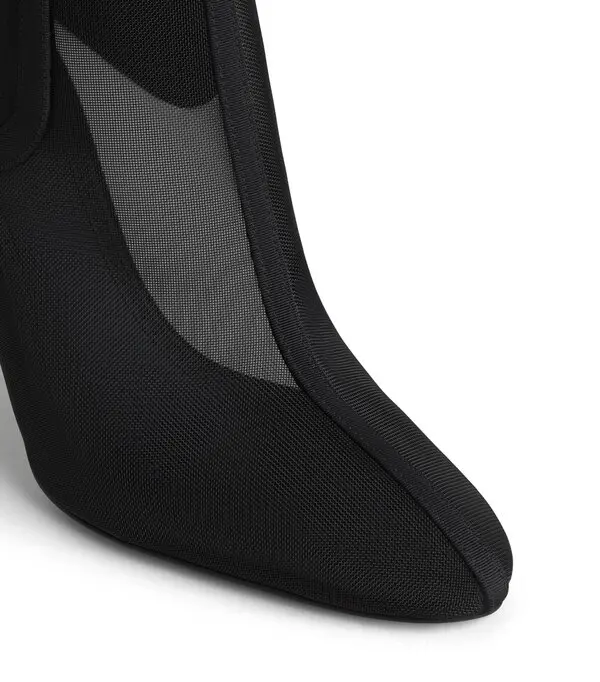 Alaïa Meshed Heeled Chelsea Boots 100