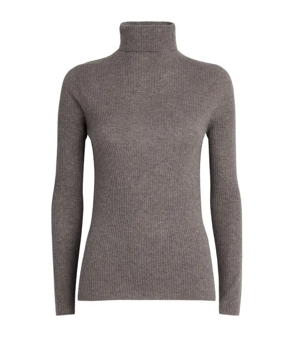 Fabiana Filippi Virgin Wool-silk-cashmere Sweater - Brown