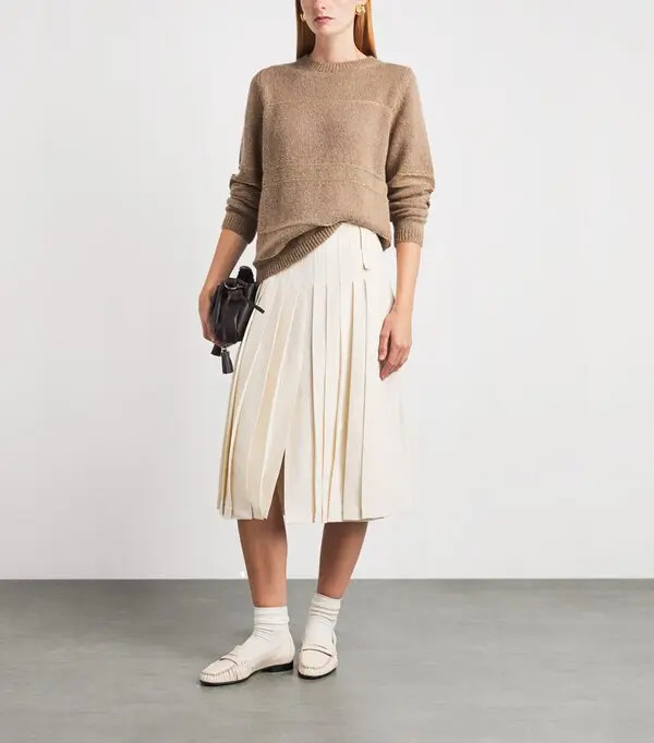 Fabiana Filippi Wool-blend Jacquard Sweater