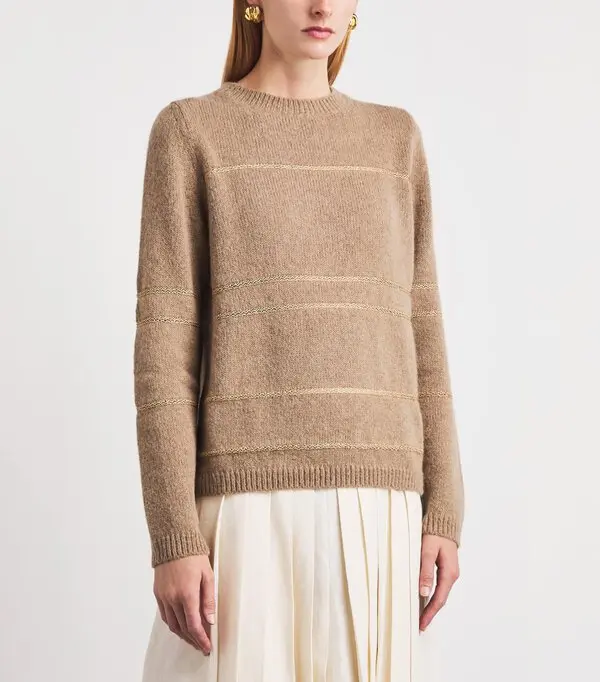 Fabiana Filippi Wool-blend Jacquard Sweater