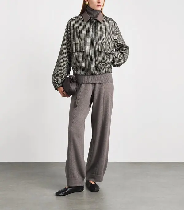 Fabiana Filippi Virgin Wool-silk-cashmere Sweatpants