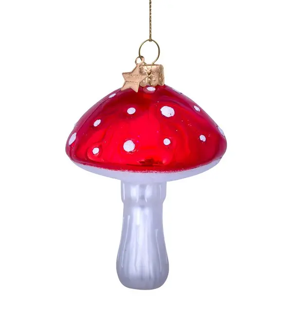 Harrods Mushroom Tree Decoration - Red