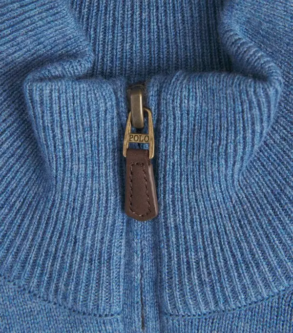 Polo Ralph Lauren Wool Polo Pony Quarter-zip Sweater
