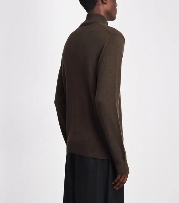 Polo Ralph Lauren Wool Polo Pony Quarter-zip Sweater