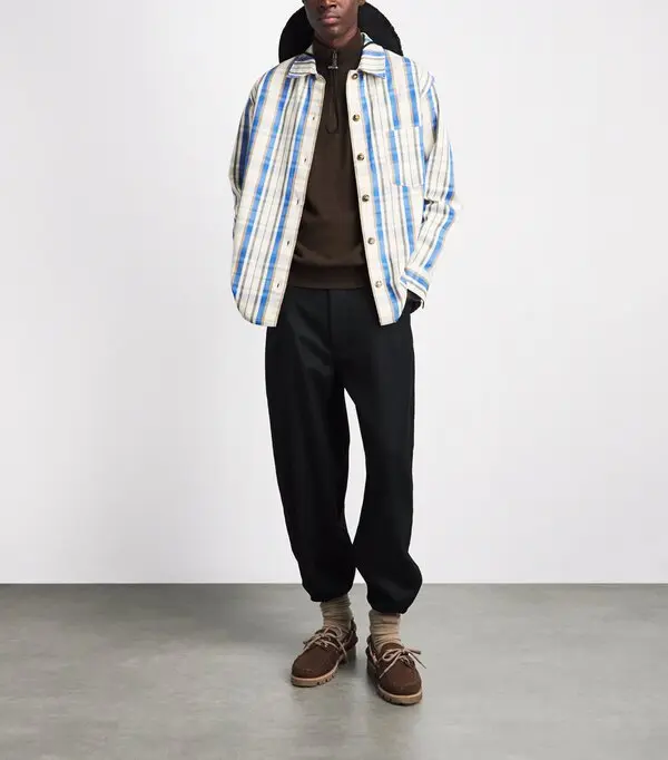 Polo Ralph Lauren Wool Polo Pony Quarter-zip Sweater - Brown