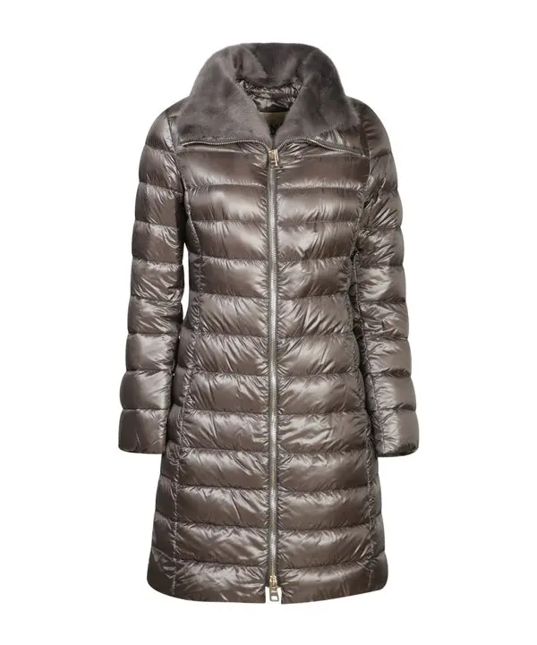 Herno High-neck Down Coat - Grey