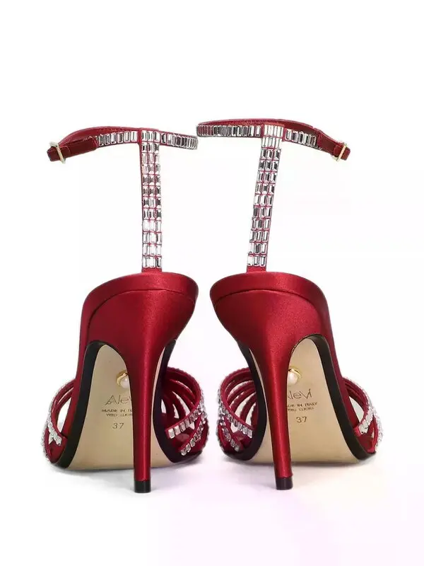 ALEVI MILANO Penelope Crystal-embellished Cage Sandals