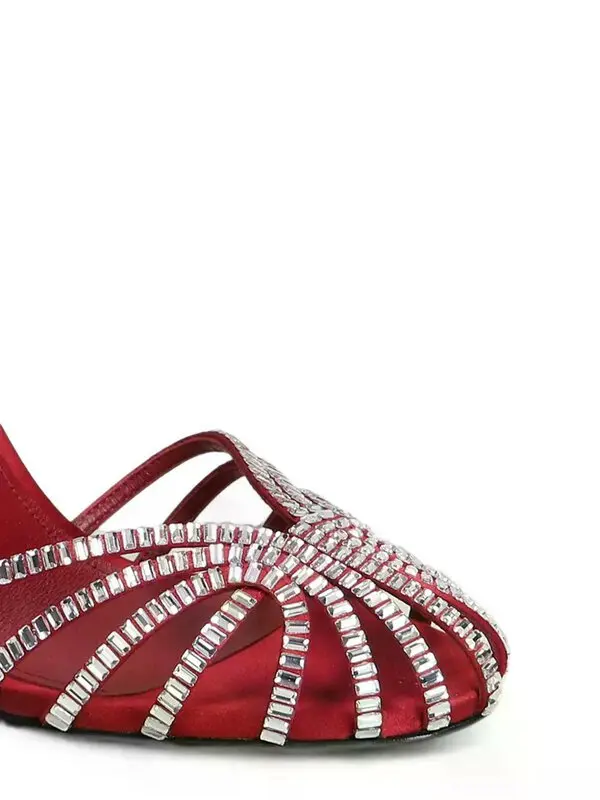 ALEVI MILANO Penelope Crystal-embellished Cage Sandals