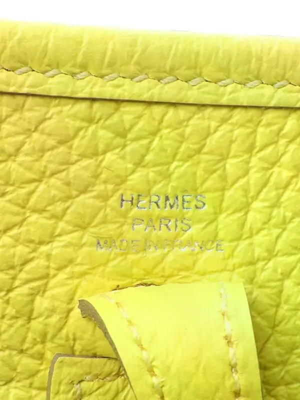 Hermès Evelyne Tpm Amazone Shoulder Bag - Yellow