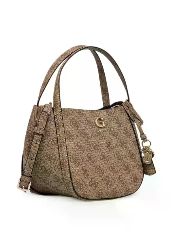 Guess Coleen Monogram-print Logo-plaque Tote Bag
