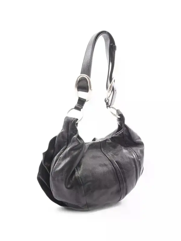 Saint Laurent 2010s Naja Leather Shoulder Bag