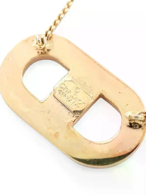 Dior 2000s Cd Logo Necklace