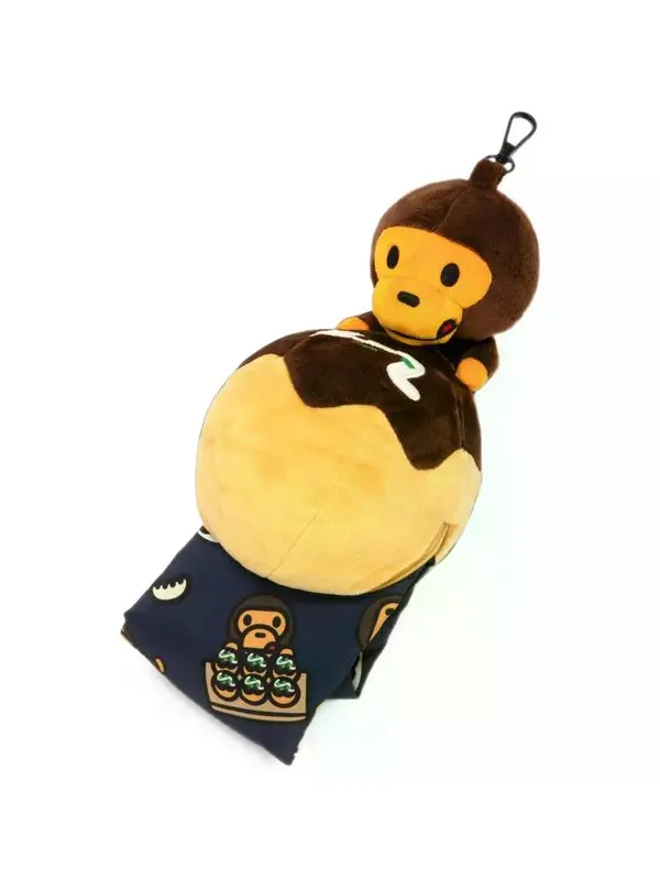 A BATHING APE Baby Milo Print Tote Bag