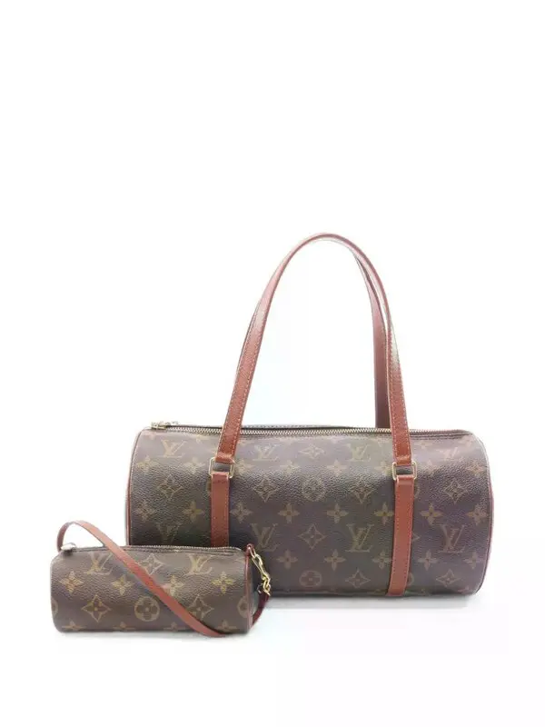 LOUIS VUITTON 2001 30 Papillon Monogram Tote Bag - Brown
