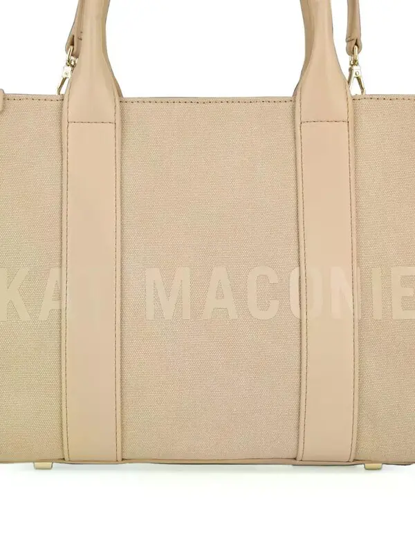 KAT MACONIE Small Bianca Logo-print Tote Bag - Neutrals