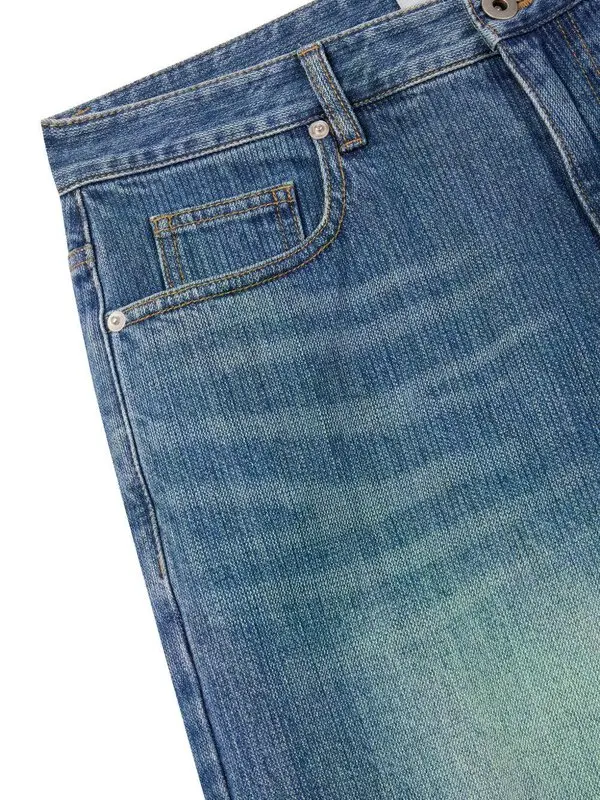 STUDIO TOMBOY Faded Straight-leg Jeans