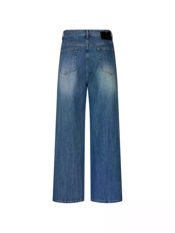 STUDIO TOMBOY Faded Straight-leg Jeans