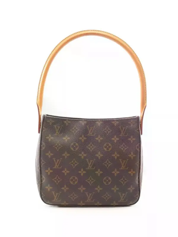 LOUIS VUITTON 2001 Mm Looping Monogram Shoulder Bag - Brown