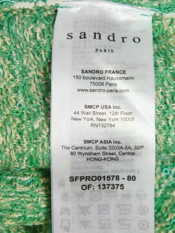 Sandro Tweed Sleeveless Mini Dress