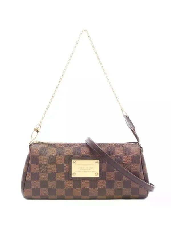 LOUIS VUITTON 2010 Eva Damier Ebene Shoulder Bag