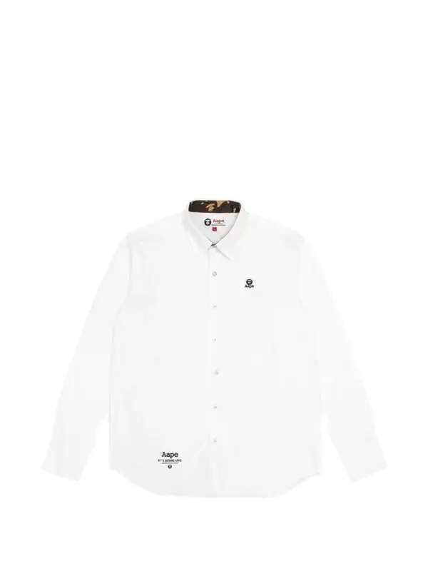 AAPE BY *A BATHING APE Moonface Embroidered Shirt