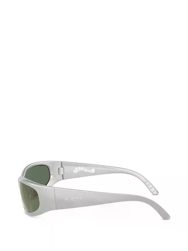ARNETTE Catfish Oval-frame Sunglasses - Grey