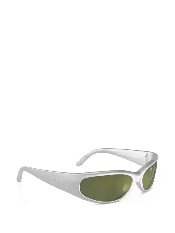 ARNETTE Catfish Oval-frame Sunglasses - Grey